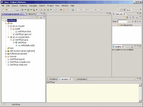 AJAX the easy way - build 100% Java AJAX Flying Panels - Java tutorial - developer Fusion