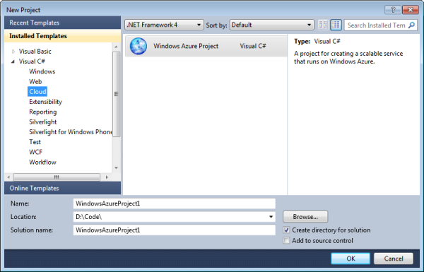 Deploying An Azure Application - Azure tutorial - developer Fusion